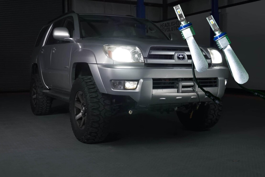 06-09 Toyota 4Runner LED Headlight Bulbs | Xenon Depot Low Beam