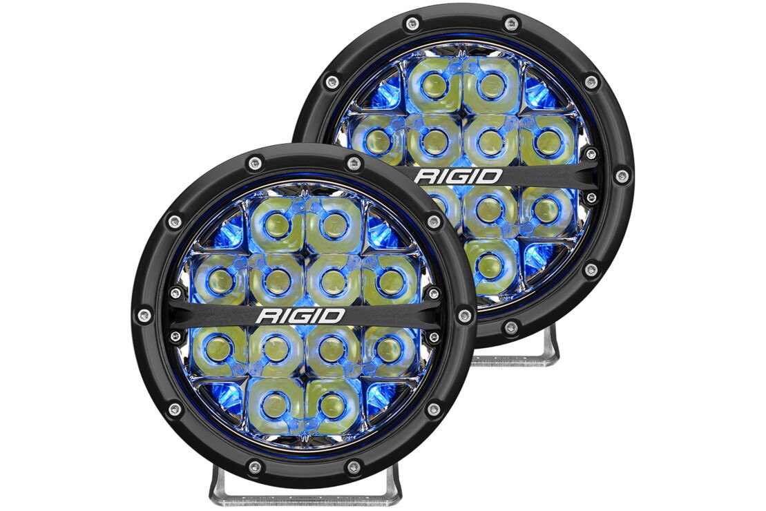 Rigid 360 Series 6in LED Pod Lights | Headlight Revolution RIG36204