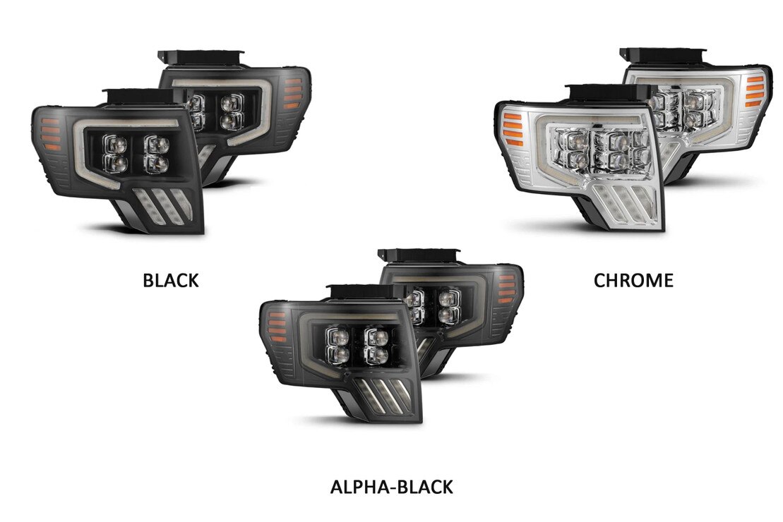 Ford F150 (09-14): AlphaRex Nova LED MKII Headlights | HR 880095