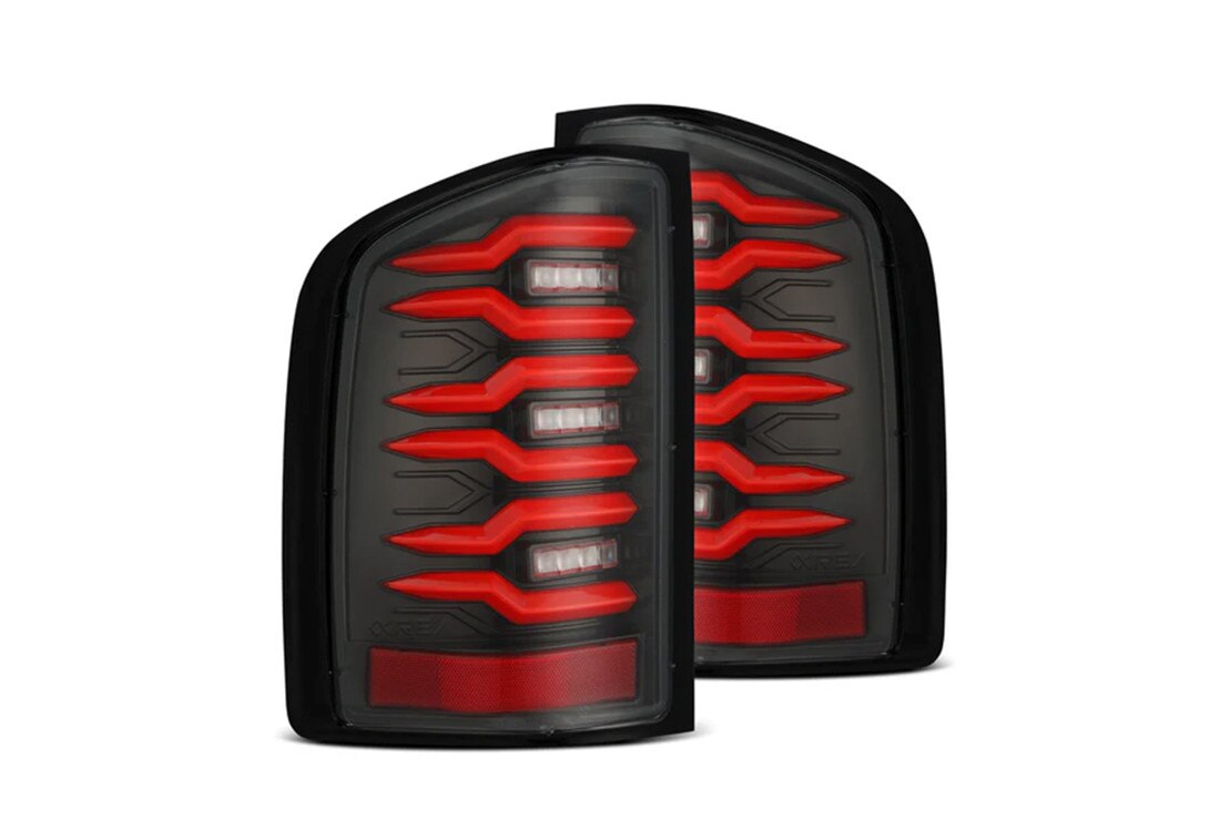 Chevrolet Silverado (07-13) AlphaRex Luxx LED Tail Lights | HR 620080