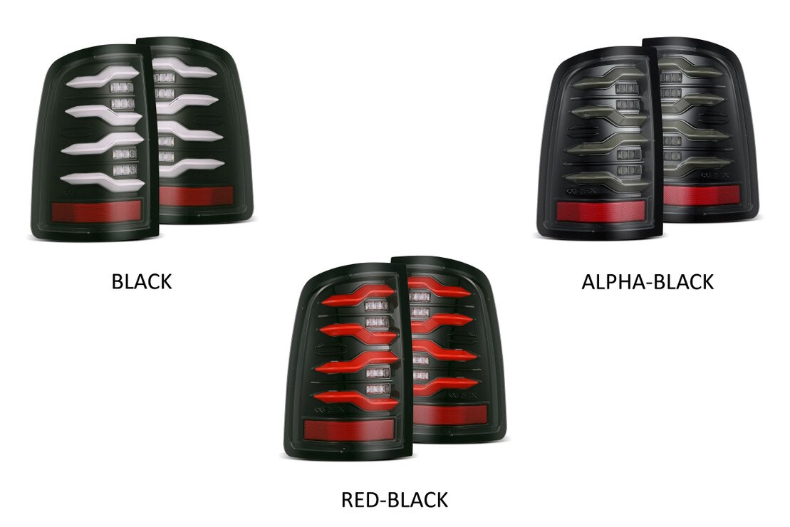 Dodge Ram (09-18) AlphaRex Luxx LED Tail Lights | HR 640004