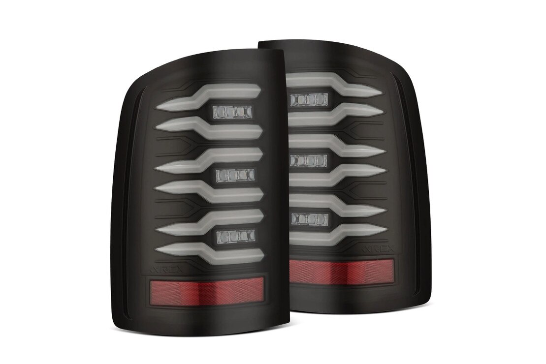 GMC Sierra (07-13) AlphaRex LUXX LED Tail Lights | HR 630060