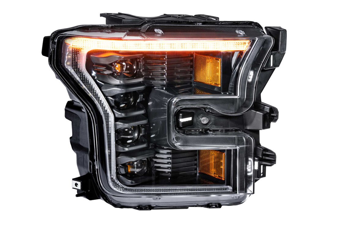 Ford Raptor (17-20) Morimoto XB LED Headlights (Amber DRL) | LF502.2-ASM