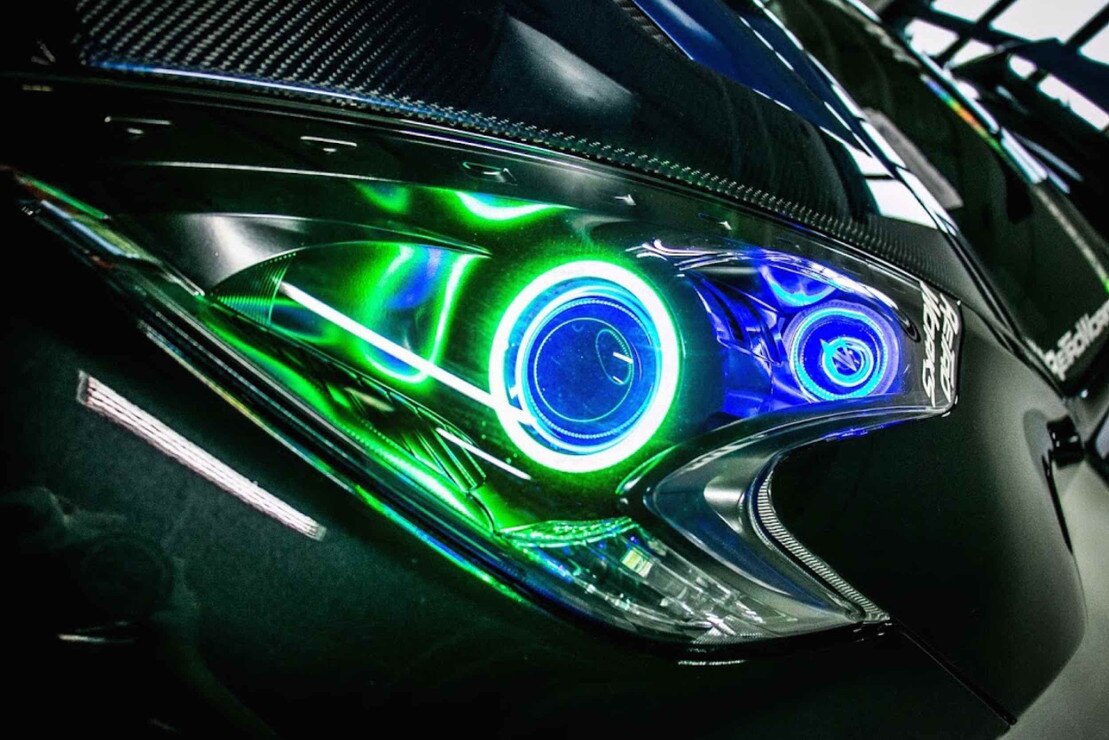 Halos: Profile Prism (RGB) Color-Changing Angel Eyes | HR LED92