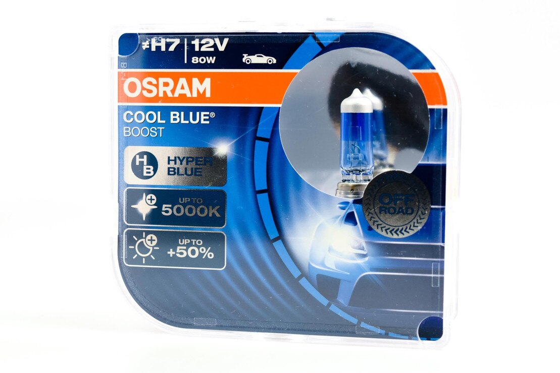 H7 Halogen Headlight: Osram Cool Blue Boost Bulbs | HR b861