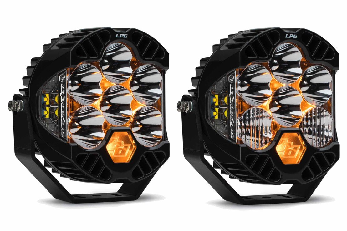 White & Amber LP6 Pro LED Pods | HR 270013