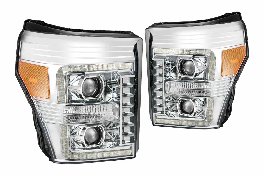 Ford Super Duty (11-16): AlphaRex Luxx LED Headlights 880146
