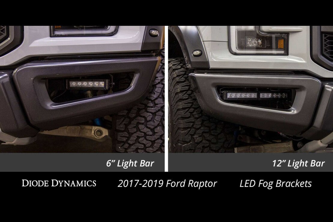 Ford Raptor (17-20) Bumper-Mount LED Light Bar Kit | HR SWGPCK14