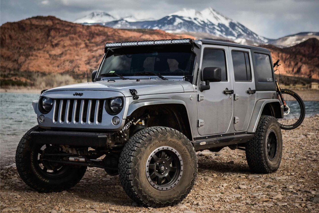 Jeep Wrangler JK (07-18) Baja Ditch Light LED Spot Light Kit | HR 457503