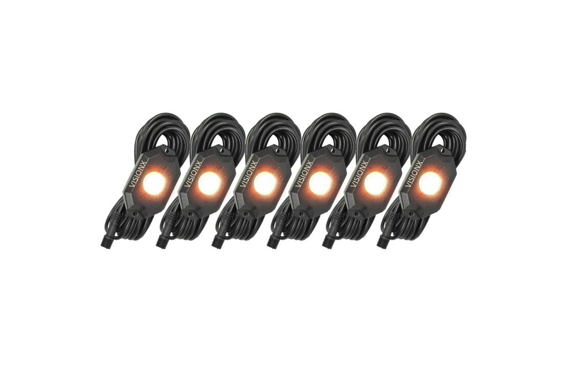 Vision X Rock Light Systems 4-6 Pods - All Colors! | TRS HIL-RL4B