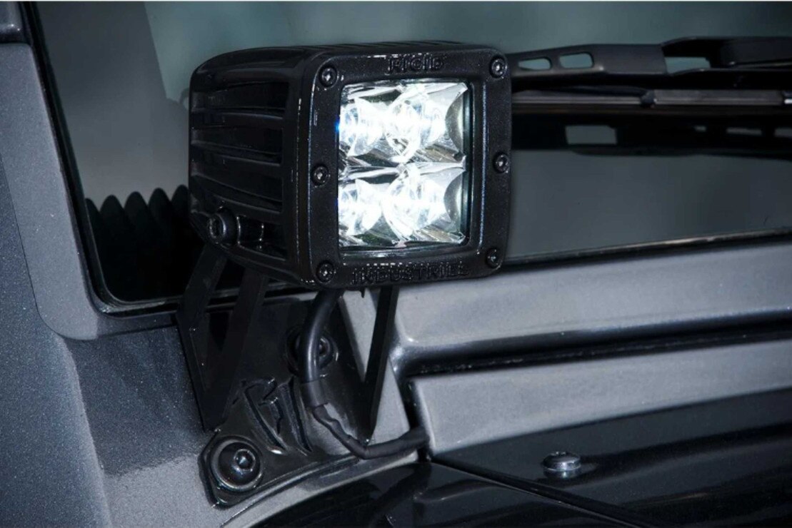 Rigid Ditch Light Mounts for Wrangler JK | TRS RIG40335