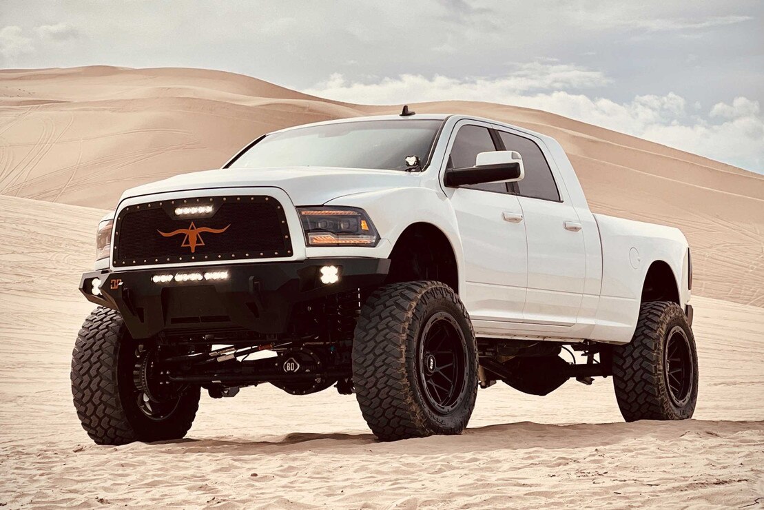 Morimoto Ram 1500 (09-14) Amber XB LED Headlights | HR LF520-A-ASM