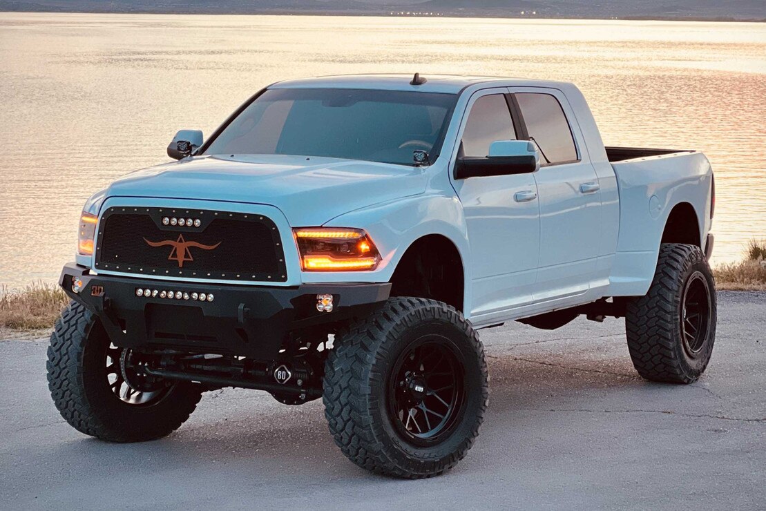 Morimoto Ram 1500 (09-14) Amber XB LED Headlights | HR LF520-A-ASM