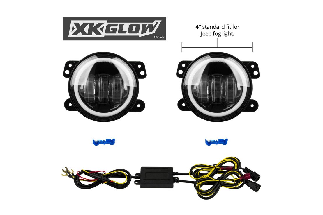 XKGlow: Jeep JK Fog Light (Switchback) | HR